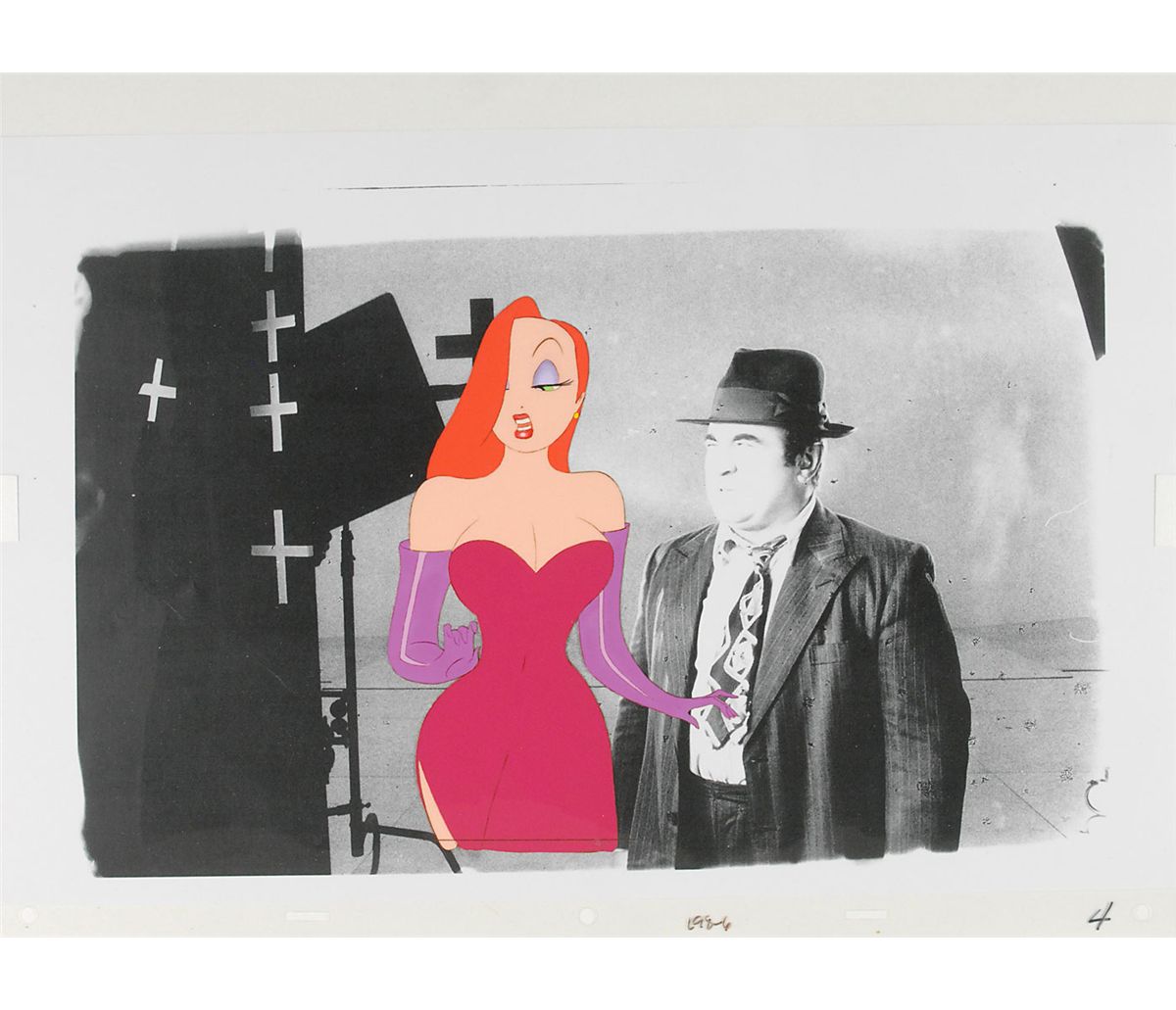 Jessica Rabbit Production Cel From Who Framed Roger Rabbit