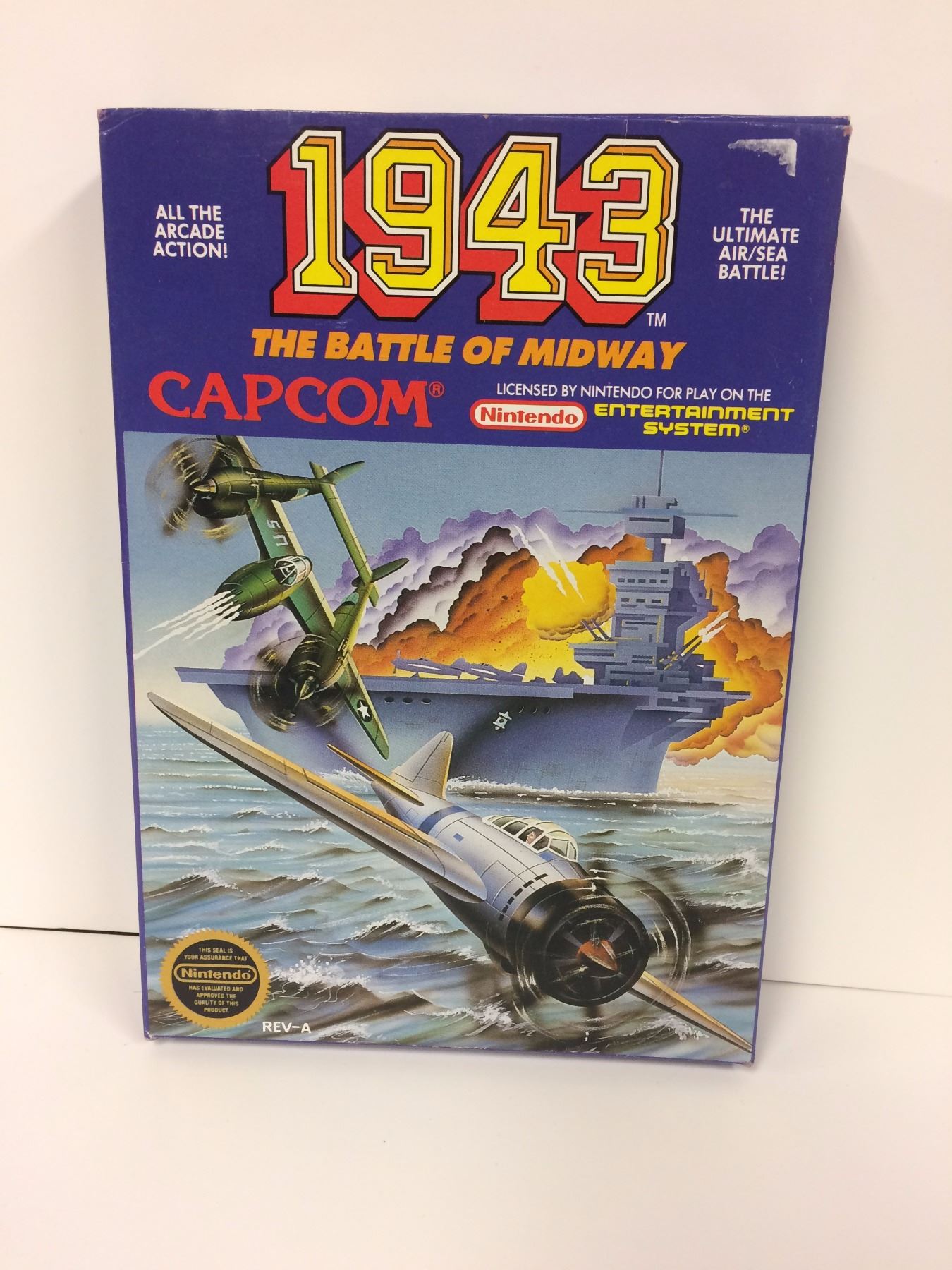 Nes Nintendo Capcom 1943 The Battle Of Midway Video Game In Box