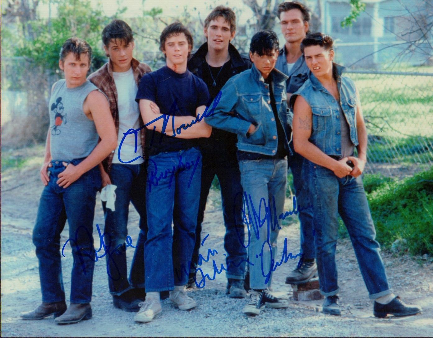 Cast Of The Outsiders Signed 11x14 Photo