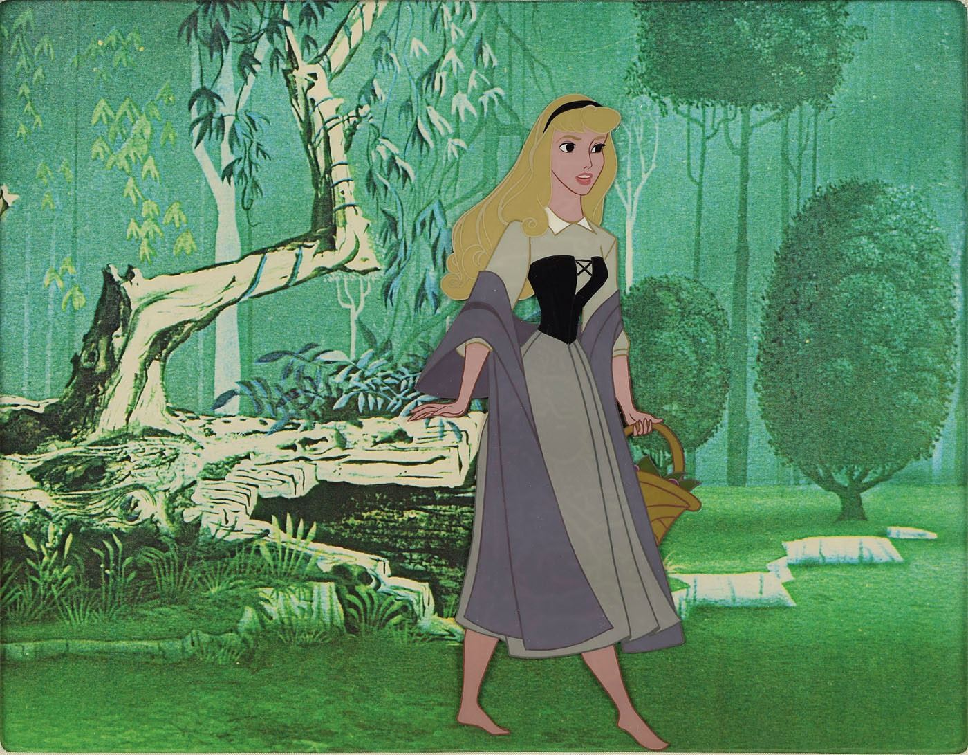 Briar Rose Production Cel From Sleeping Beauty