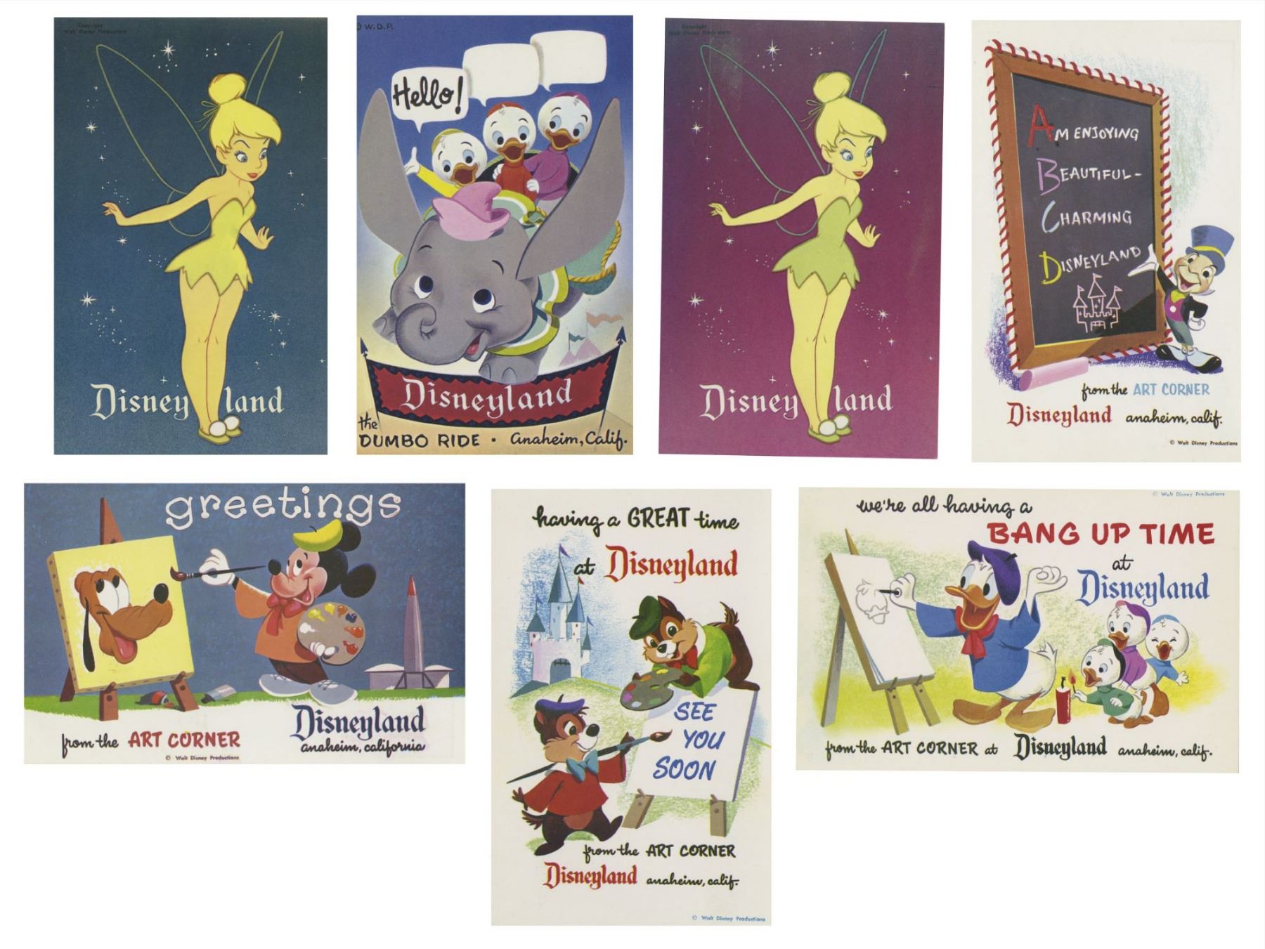 My Favorite Disney Postcards Walt Disney World With C