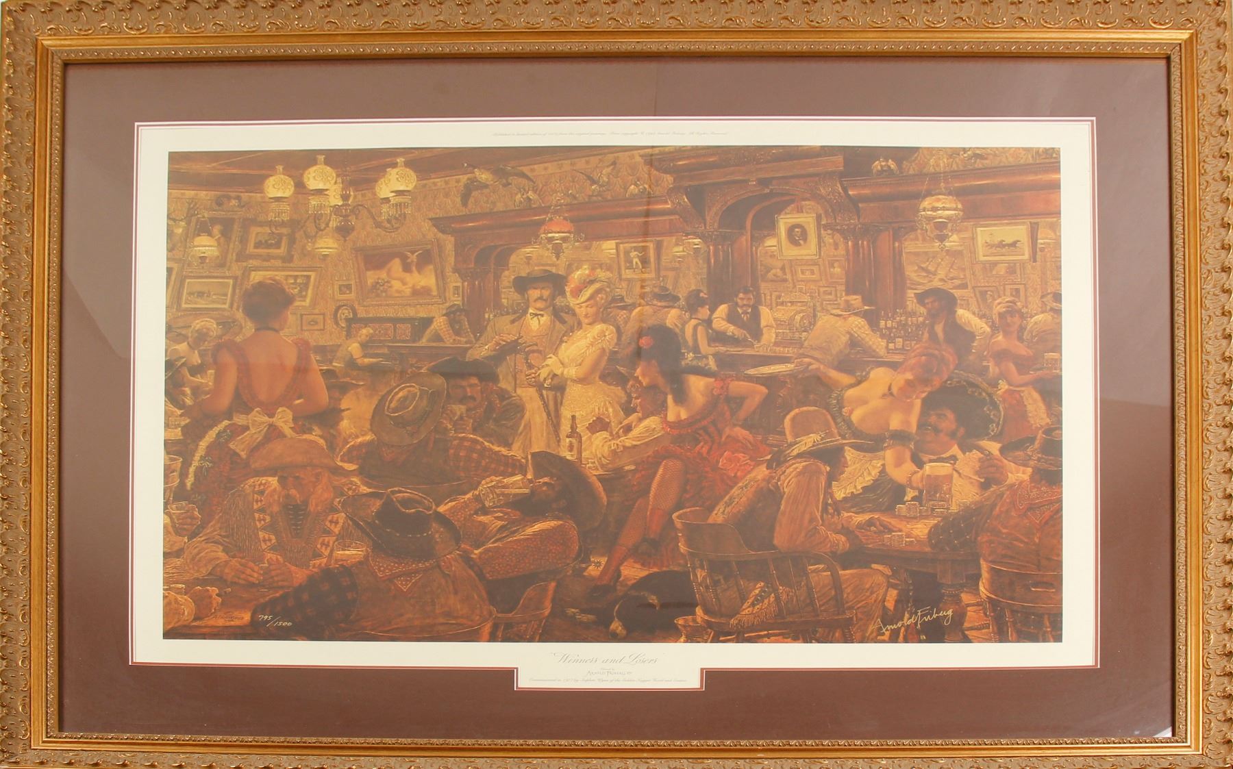 “winners And Losers” Signed Numbered Print By Arnold Friberg