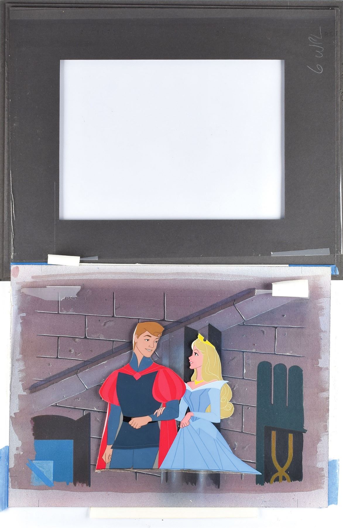 Princess Aurora And Prince Phillip Production Cel From Sleeping Beauty