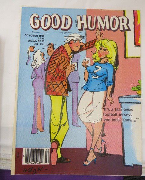 Lot Of 10 Adult Cartoon Books Vintage 5 X Good Humor 4 X Joker Etc