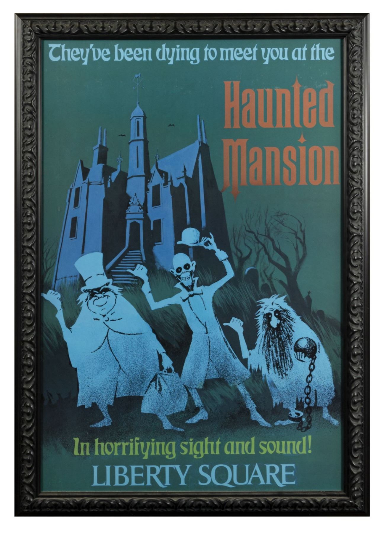 Disneyland Haunted Mansion Poster