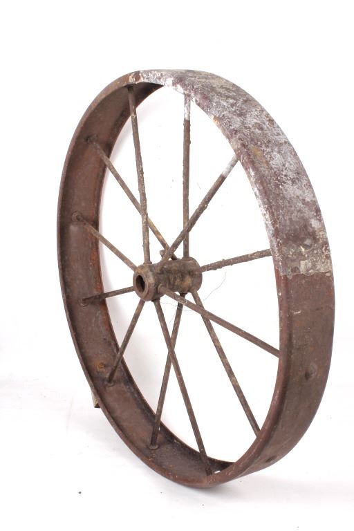 Antique Western Style Wagon Wheel