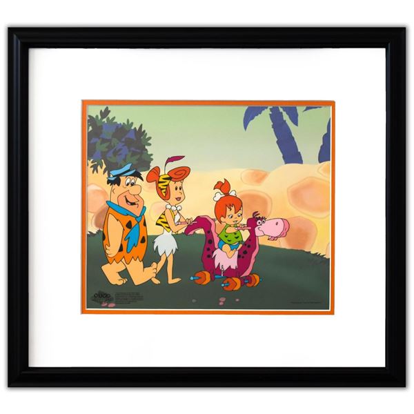 Hanna Barbera Sericel Strolling With Pebbles