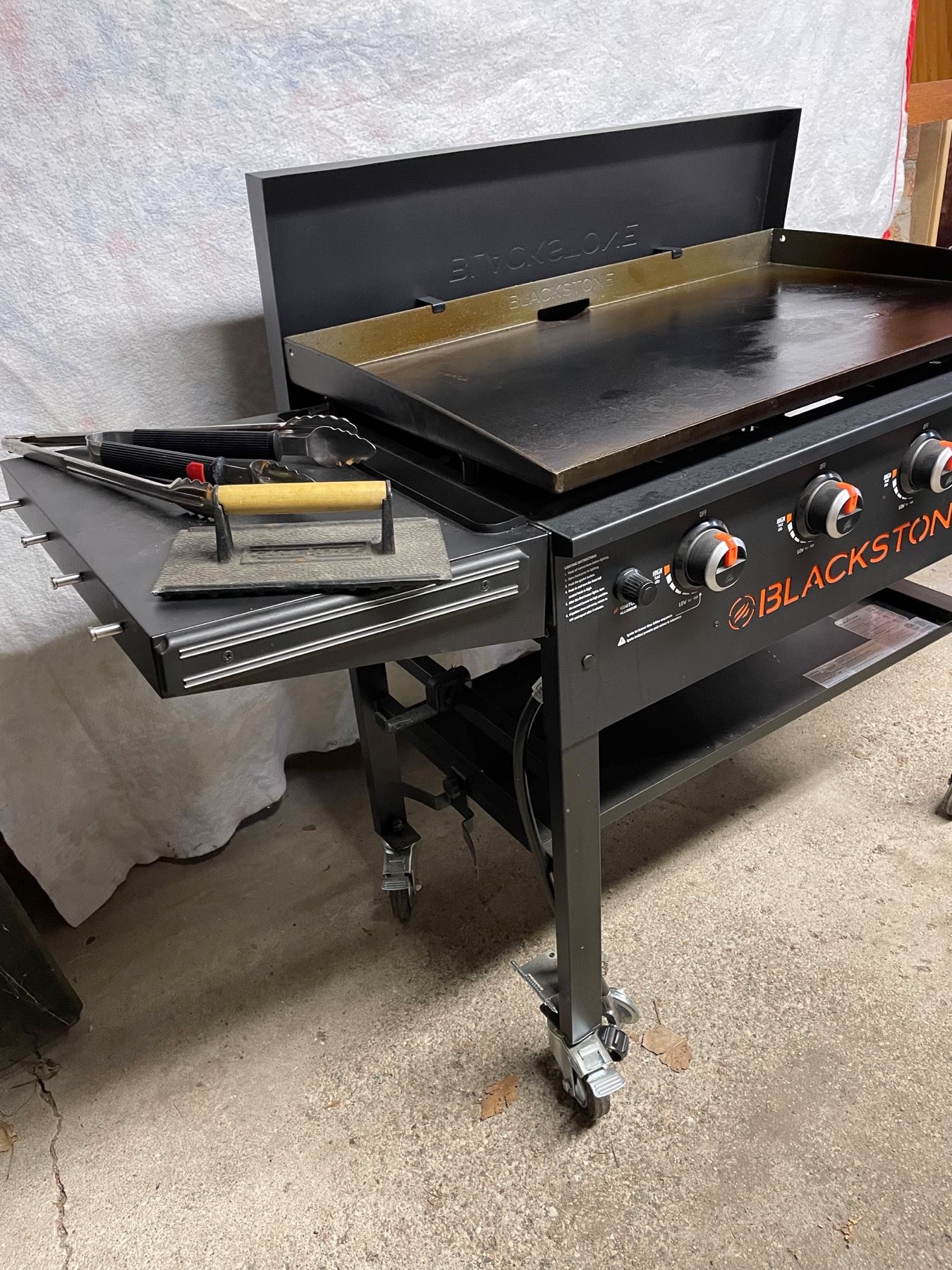 Blackstone Original 36 Inch Griddle Cooking Station With Hardcover