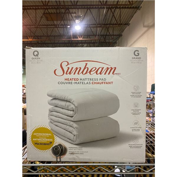 Sunbeam Heated Mattress Pad Queen