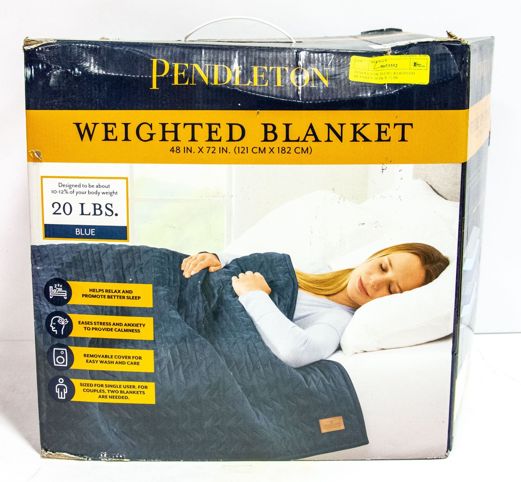 Pendleton 20 Lbs Weighted Blanket 48 In X 72 In