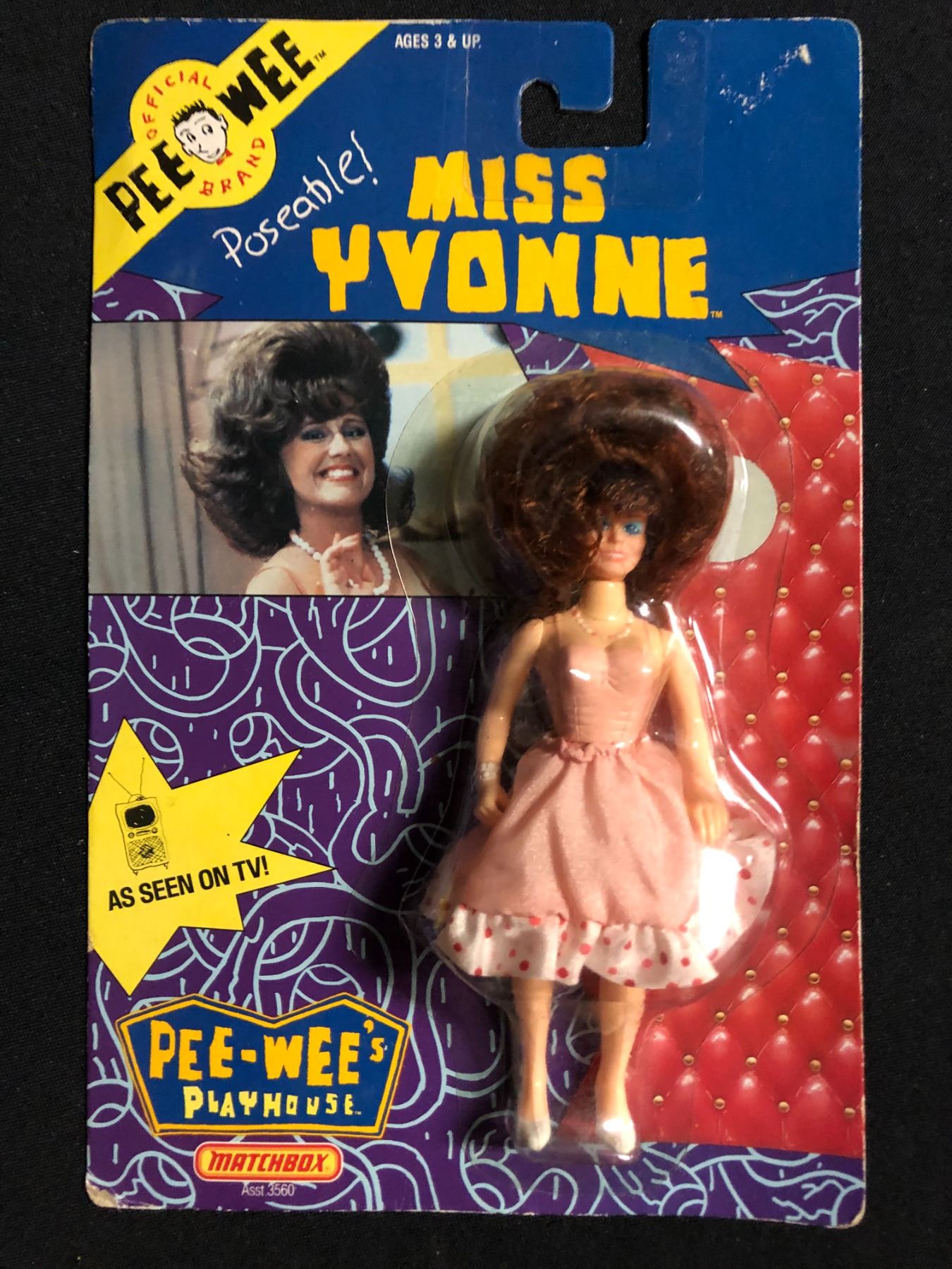 Miss Yvonne Pee Wees Playhouse Action Figure