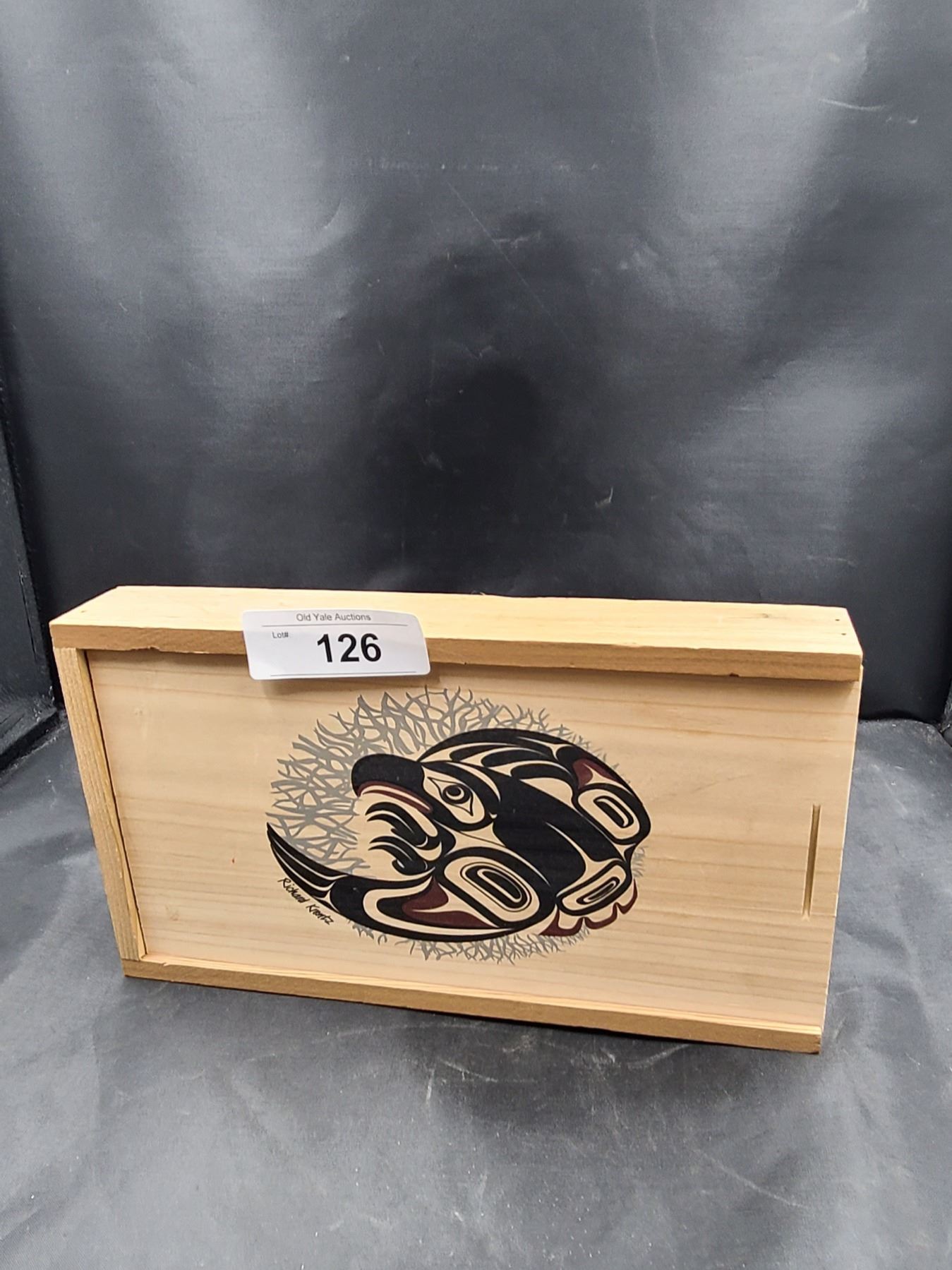 West Coast Salish Cedar Keepsake Box By Richard Krentz