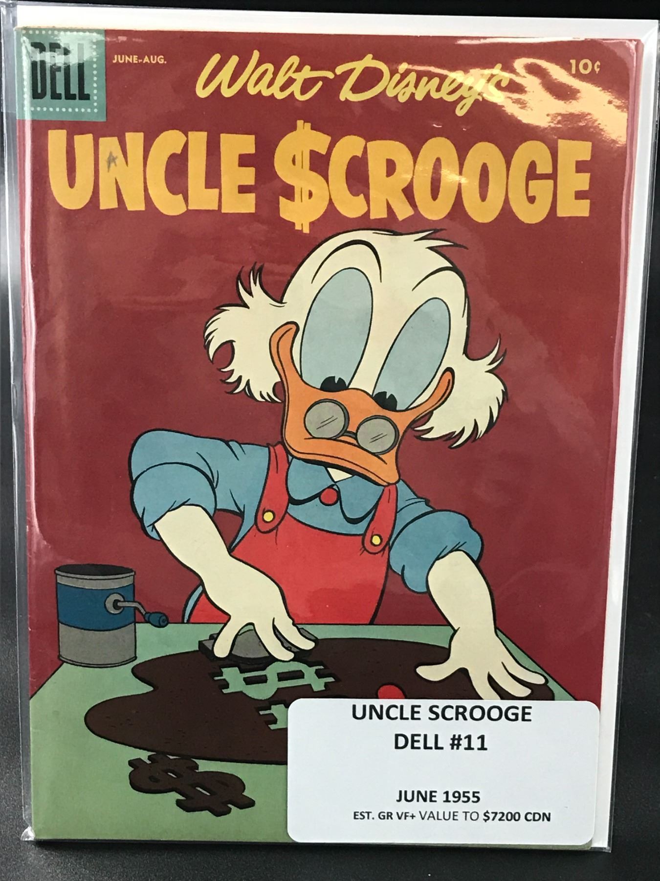 Walt Disney Uncle Scrooge Dell Comics No3 June 1955