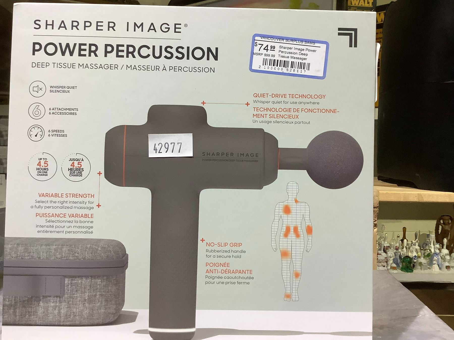 Sharper Image Power Percussion Deep Tissue Massager