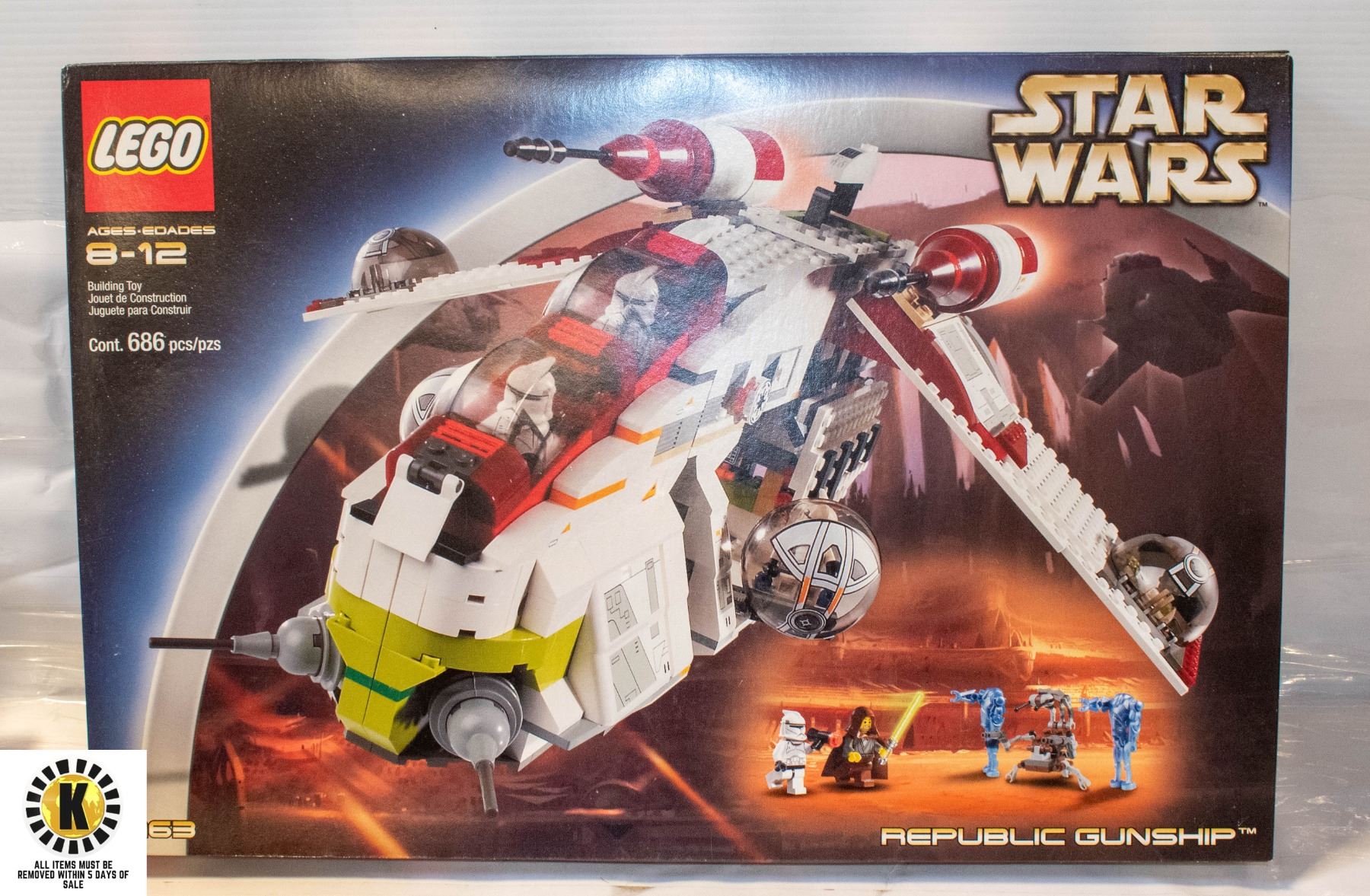 Lego Star Wars 7163 Republic Gunship