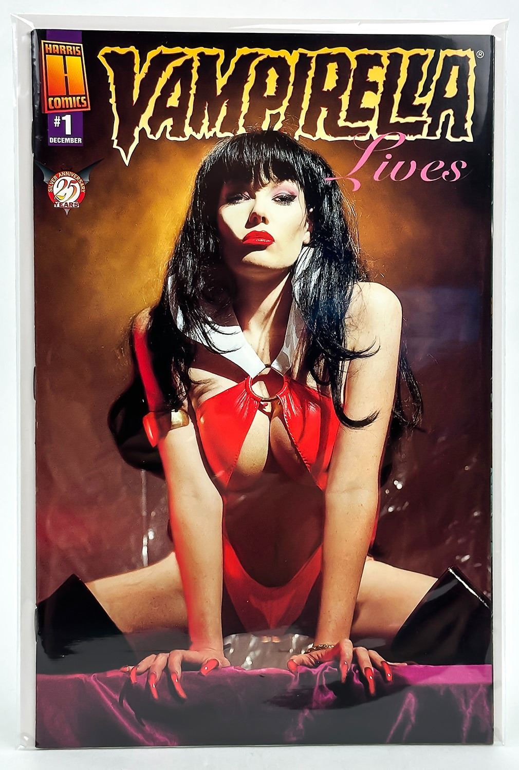 Vampirella Lives 1 Harris Comic Comic Book