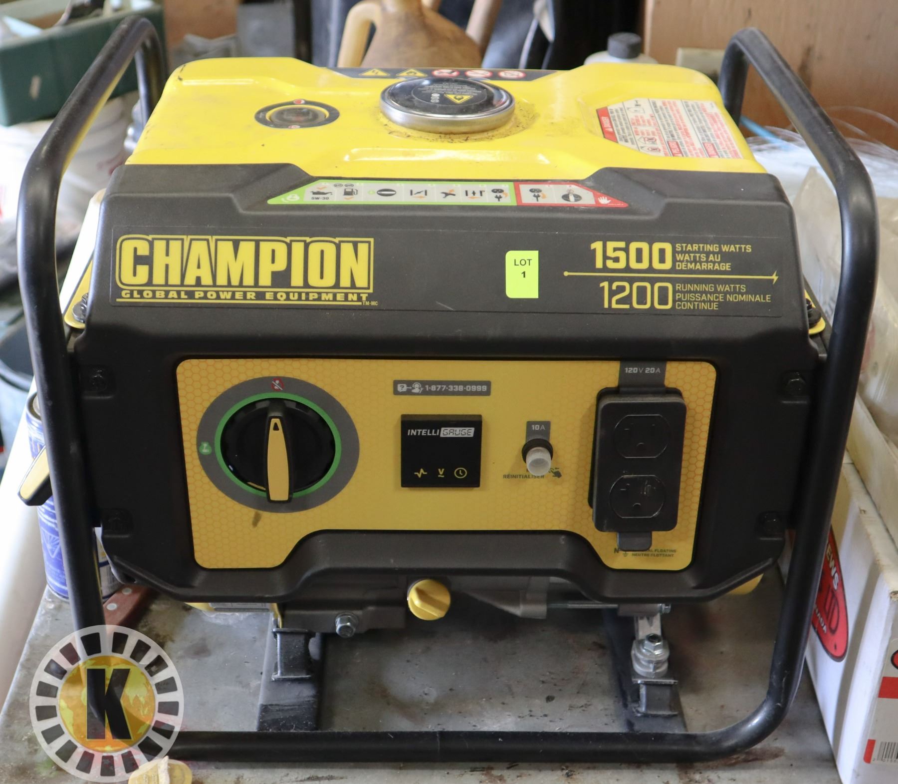 Champion 80cc 1200 Running Watts Generator