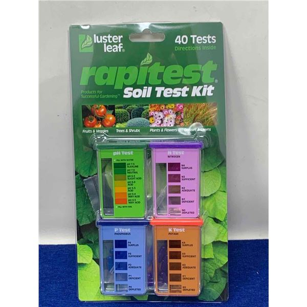 Luster Leaf Rapitest Soil Test Kit 40 Tests