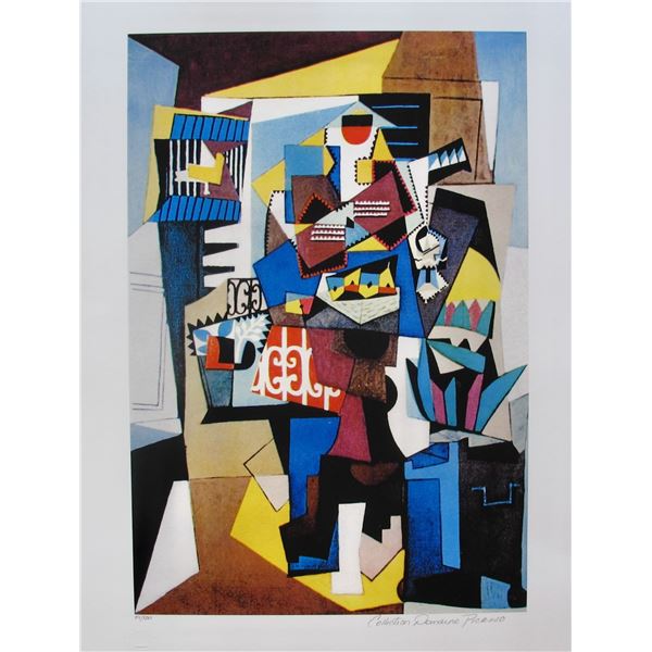 Pablo Picasso Abstract Estate Pencil Signed Limited Edition Small Giclee