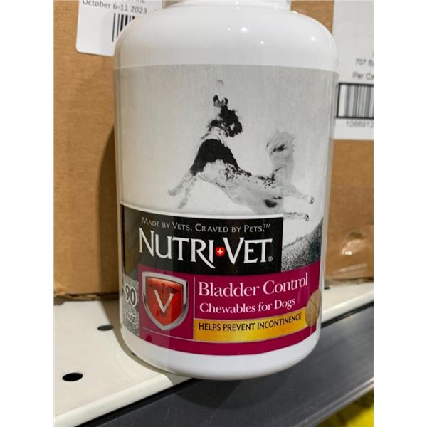 Nutri Vet K9 Bladder Control Chewables For Dogs 90pcs X 12 Bottles