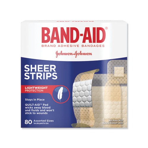 Band Aid Tru Stay Sheer Strips Adhesive Bandages Joj4669