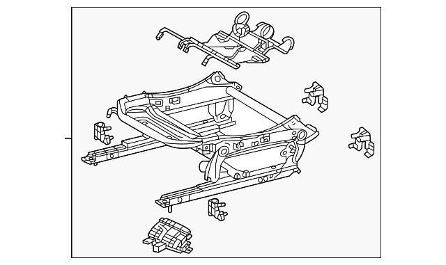 2020 2022 Toyota Highlander Seat Adjuster 71610 0e230 Toyota Parts Center