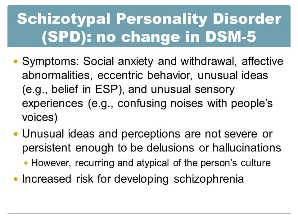 What Is Schizotypal Personality Disorder And How Is It Treated