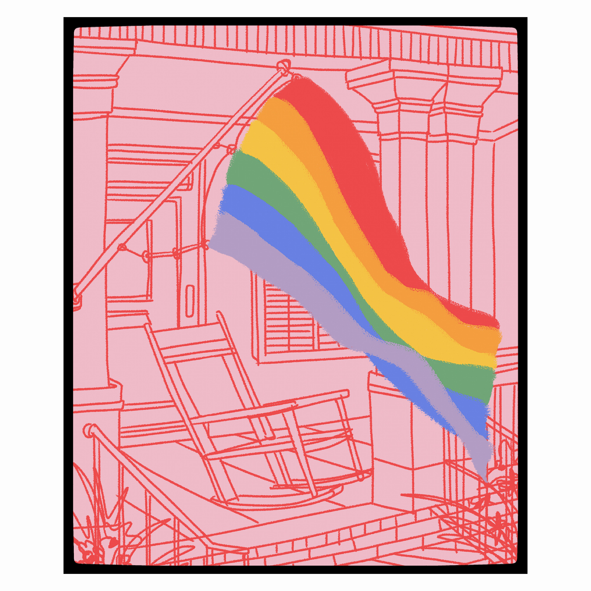 Lgbt Gay Pride Poster Handmade Print Pride Art A4 Poster Lesbian