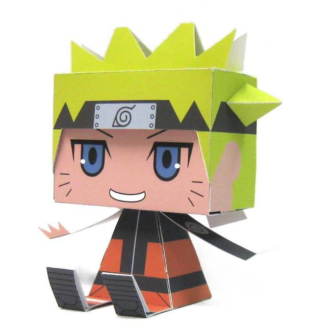 Ninjatoes Papercraft Weblog Dl Papercraft Naruto Rock Lee Paper Porn