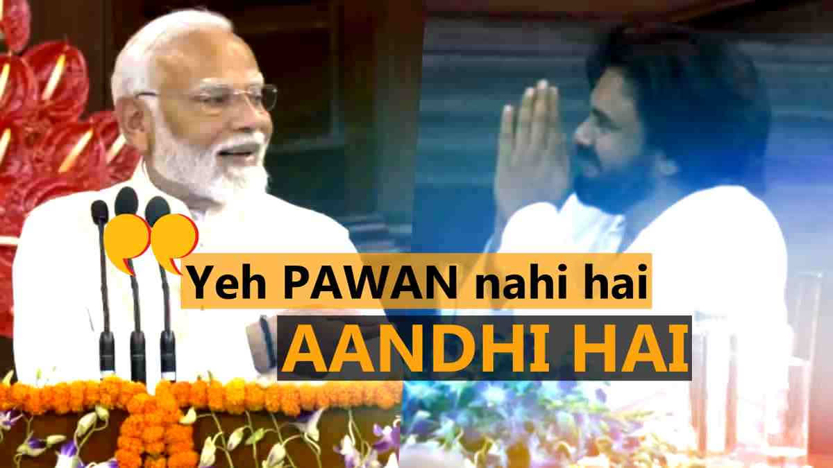 Ye Pawan Nahi Aandhi Hai Modi Praises Jana Sena Chief Pawan Kalyan