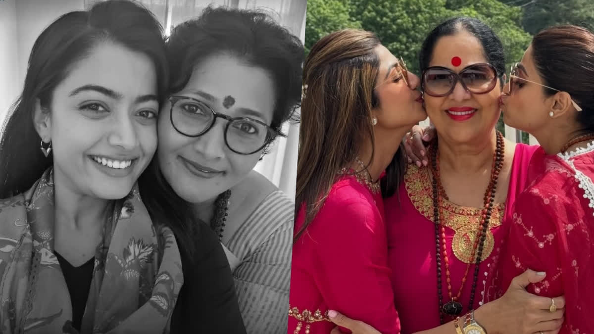 Rashmika Mandanna Shares Selfie With Her Mumma Shilpa Shetty Wishes