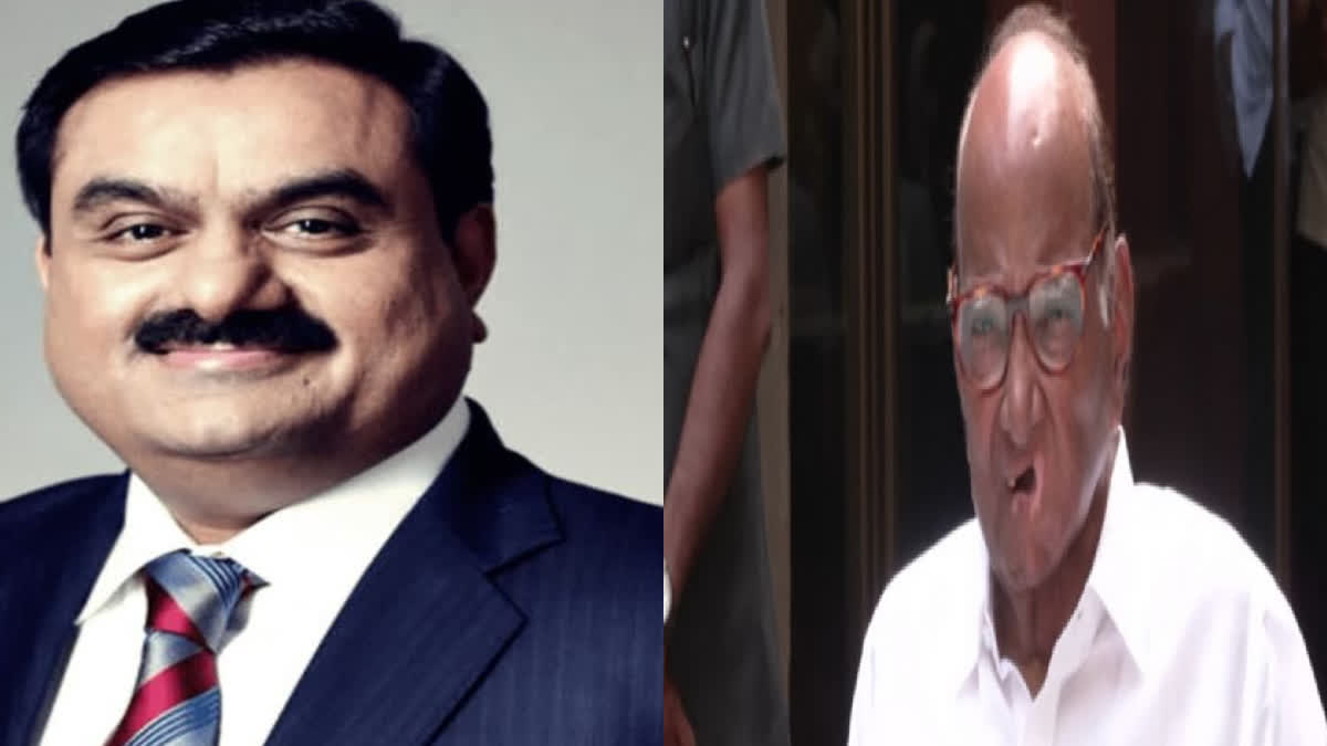 Gautam Adani Meets Sharad Pawar In Mumbai Amid Adani Hindenburg Row