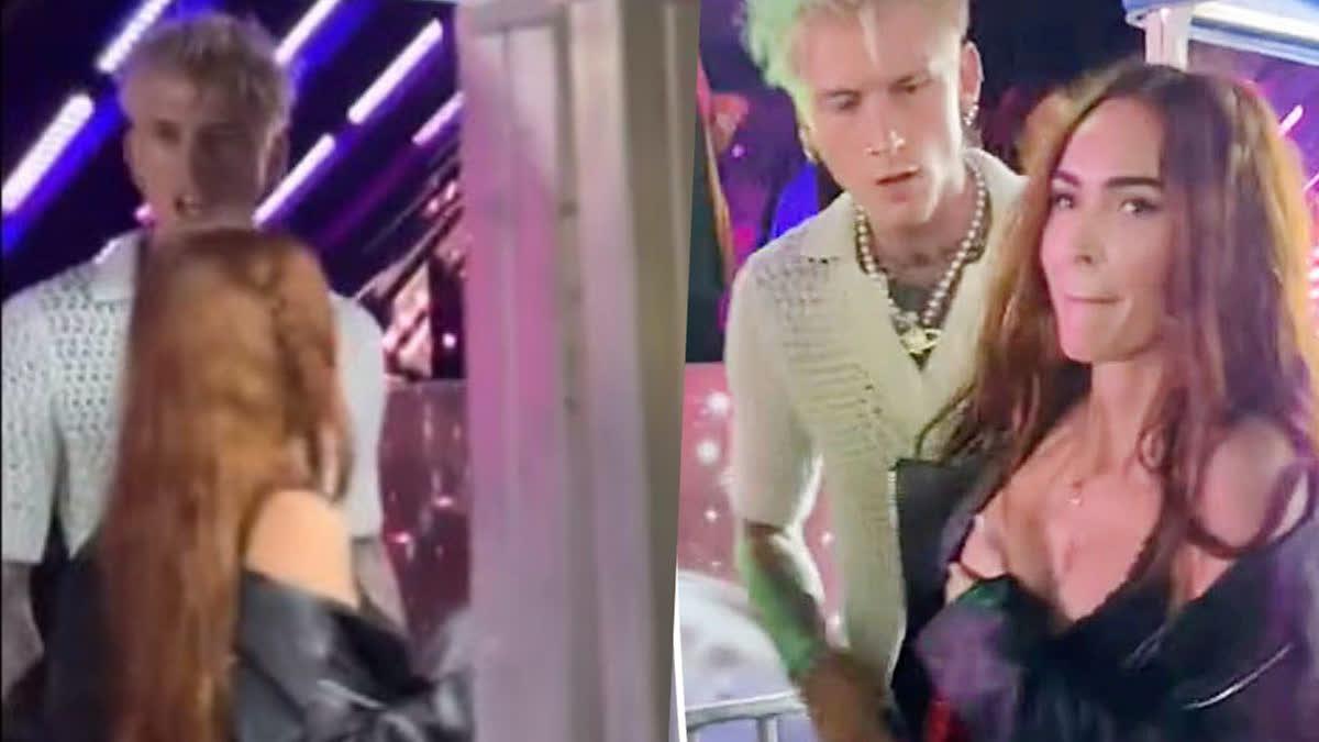 Megan Fox Shoved Into Barricade After Machine Gun Kelly Gets Into