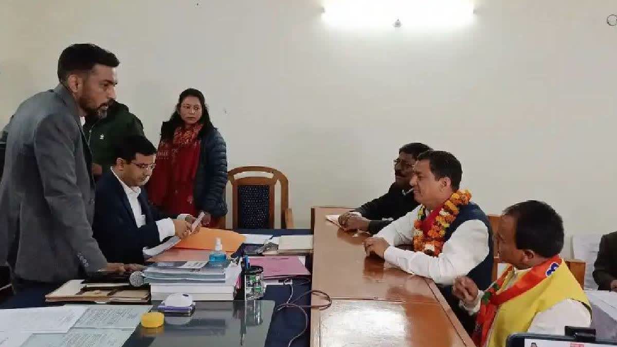 Lok Sabha Election 2024 Bjps Anil Baluni Files Nomination For Garhwal