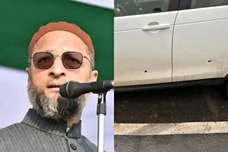 Two Arrested For Firing On Aimim Mp Asaduddin Owaisis Car