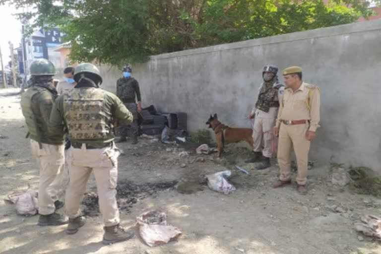 Suspicious Object Found In Police Station Compound Wall In Ferozepur Of