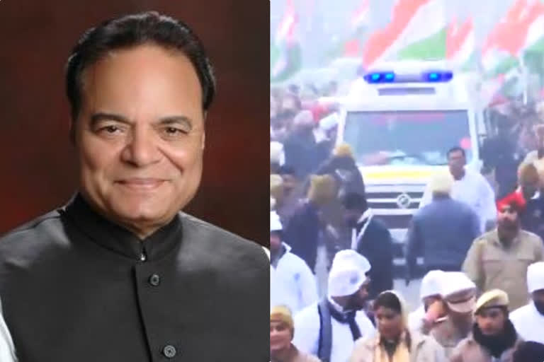 Congress Mp Santokh Singh Chaudhary Dies Of Heart Attack At Bharat Jodo