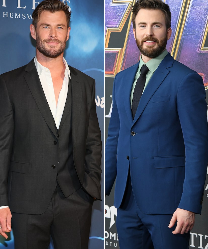 Chris Hemsworth Reacts To Chris Evans Being Sexiest Man Alive Exclusive