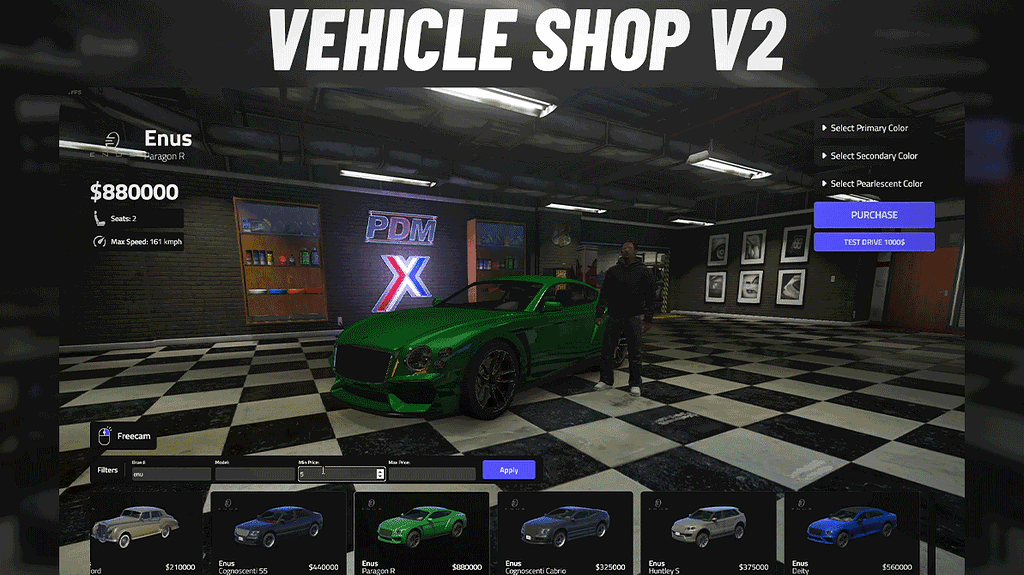 Esxqb Vmsvehicleshop V2 Advanced Business And Realistic Deliveries