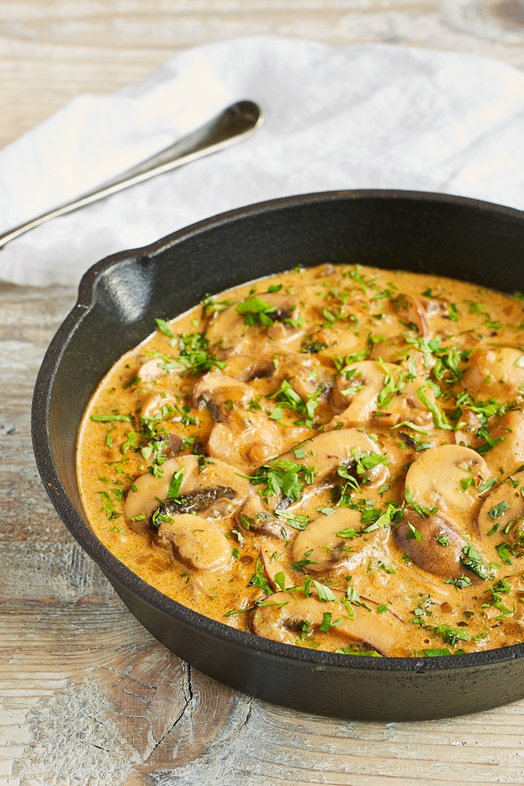 Oak Smoked Garlic And Mushroom Stroganoff Recipe Great British Chefs