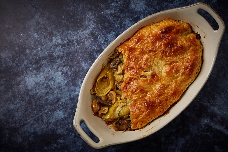 Leek And Mushroom Vegan Pie Recipe Great British Chefs