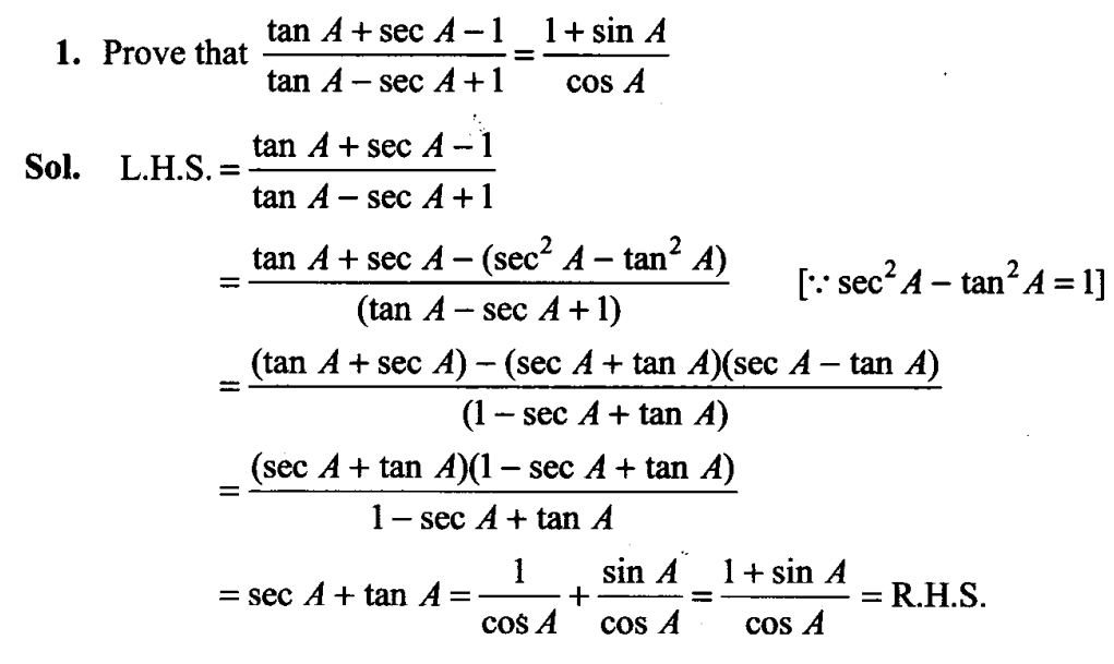 Trigonometry Formulas For Class 11 Ncert Trigonometry