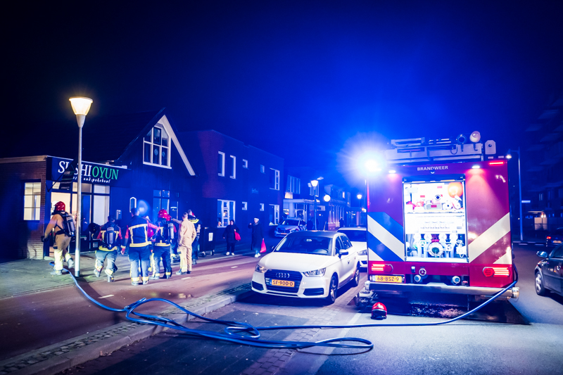 Brandweer Rukt Uit Voor Rookontwikkeling Bij Sushirestaurant In