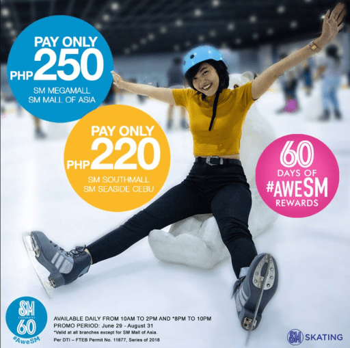 Sm Ice Skating Promo For Sm Mall Of Asia Megamall South Mall And