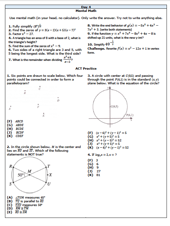 Equation Of A Circle Practice Worksheet Printable Calendars At A Glance