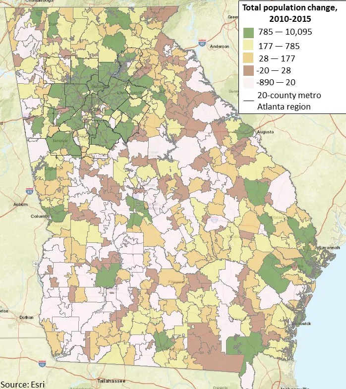 Georgia Map With Cities And Zip Codes United States Map