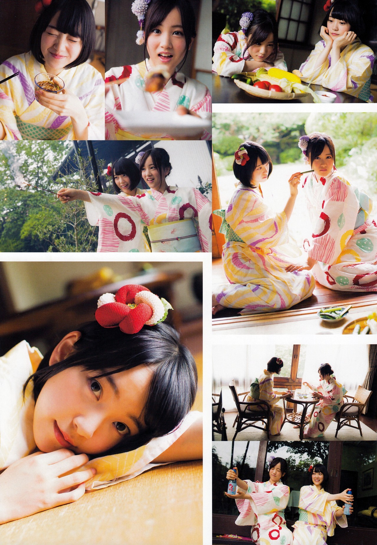 Hoshino Minami And Hori Miona Magazine Blt N° 102015 Akb48 Nouvelles