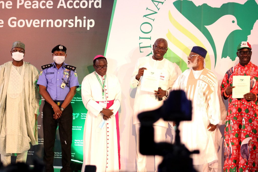 Photonews From The Signing Of The Peace Accord By Edo State