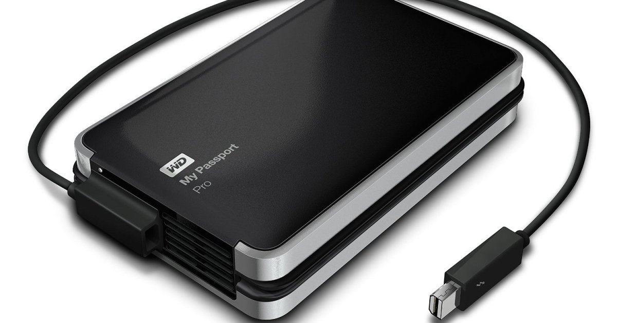 Wd My Passport Pro 2tb Portable Raid Storage W Integrated Thunderbolt