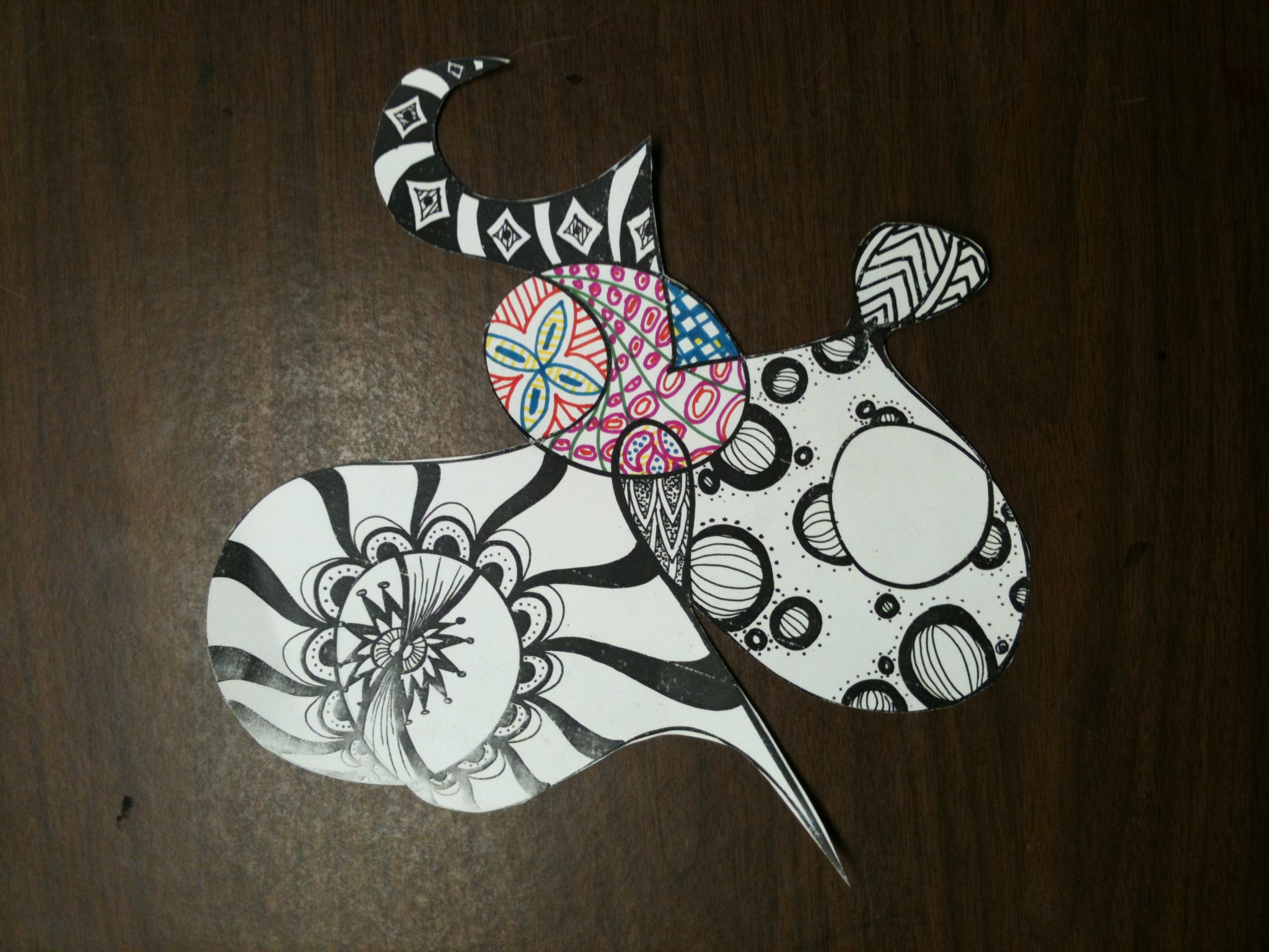 Rhythm And Emphasis Zentangle 3d Paper Sculpture Create Art With Me